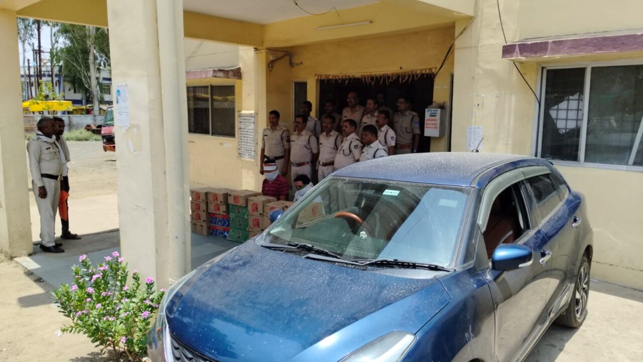 Betul Sharab Taskari :पुलिस ने चेक की कार तो मिला लाखों की अवैध शराब का ...